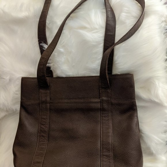 Orvis | Bags | Vintage Pebbled Leather Orvis Brown Shoulder Bag | Poshmark